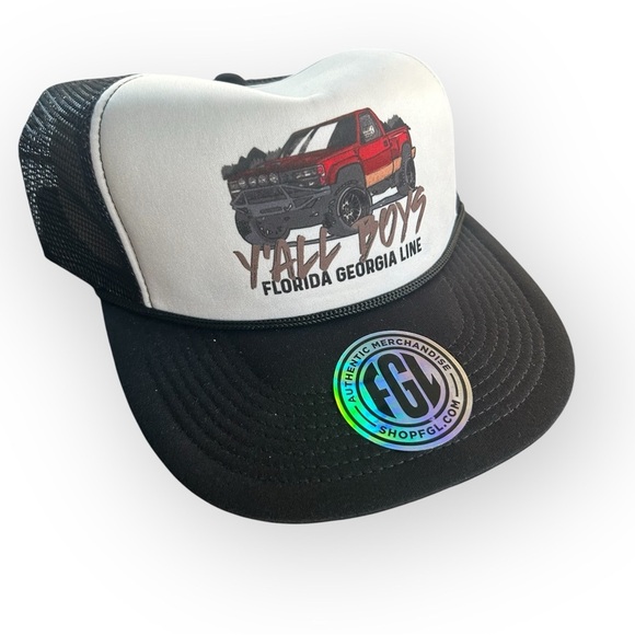 Accessories | New Authentic Florida Georgia Line Fgl Merch Trucker Hat ...